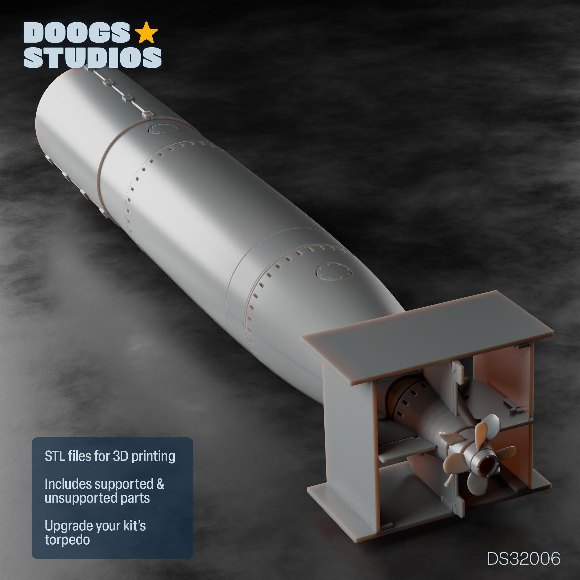 1/32 Mk.13 Aerial Torpedo (Box Tail) – Doogs Studios
