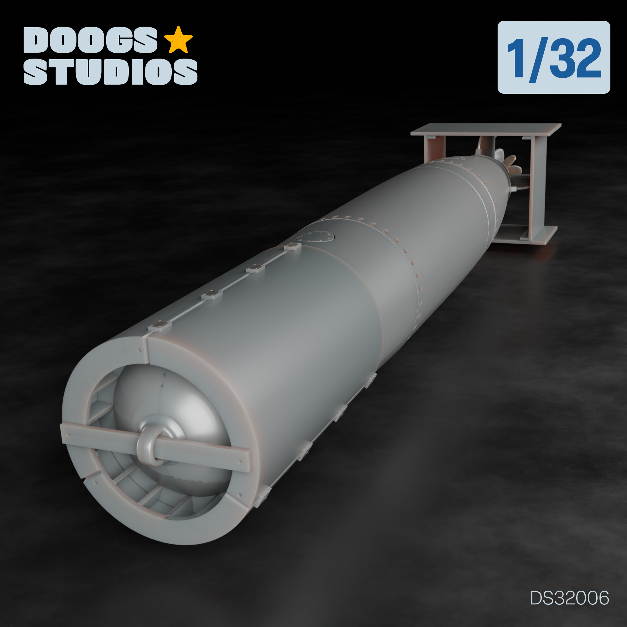 1/32 Mk.13 Aerial Torpedo (Box Tail) – Doogs Studios